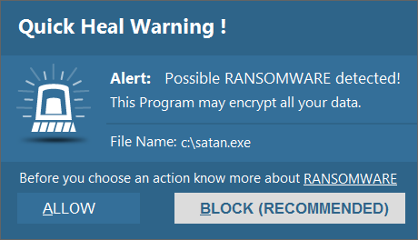 Satan ransomware raises its head again! - Home